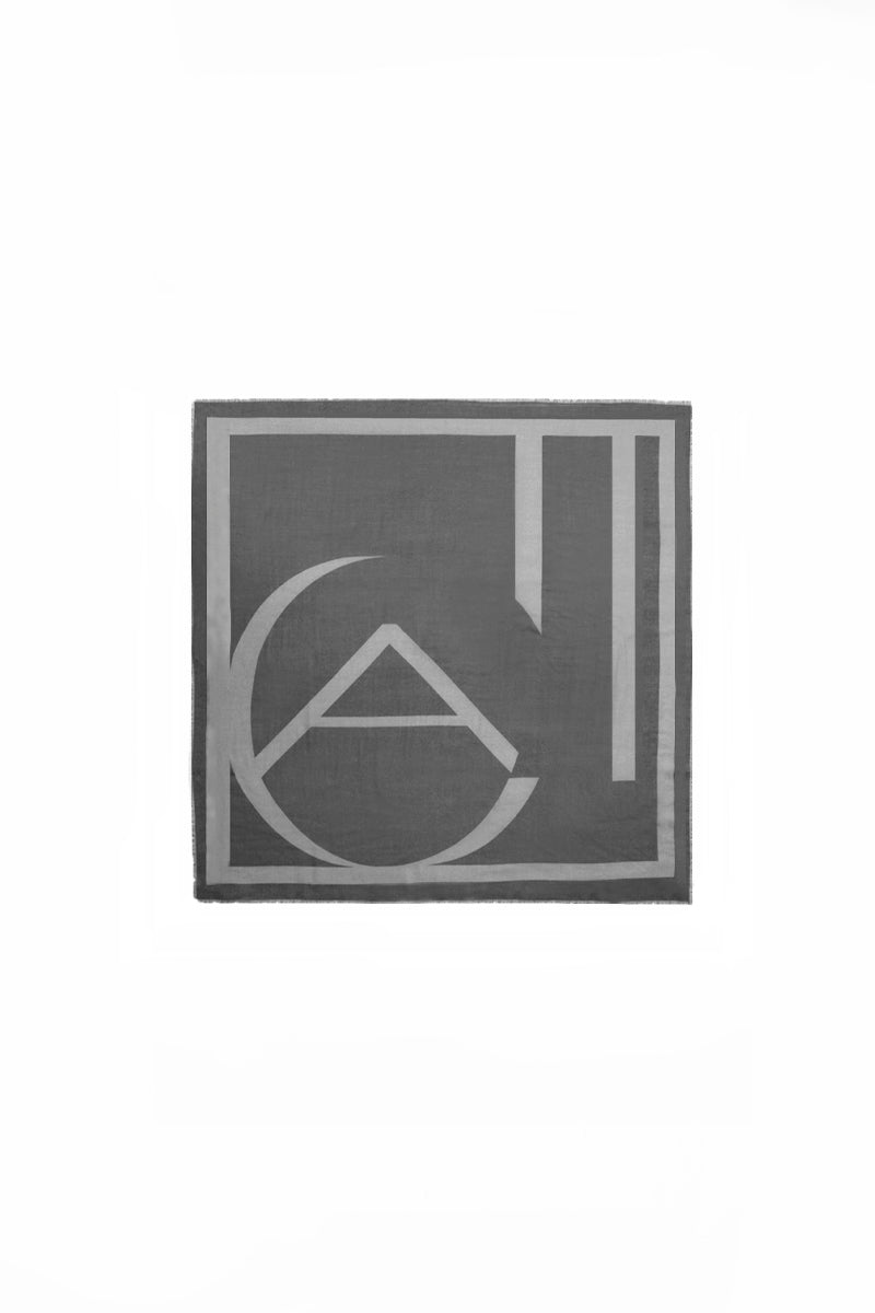 Thada Dark Grey Scarf – Andiata – Andiata